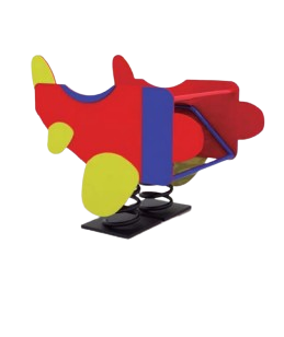 Juego infantil resorte Avión inclusivo | Plattea Equipamiento Urbano